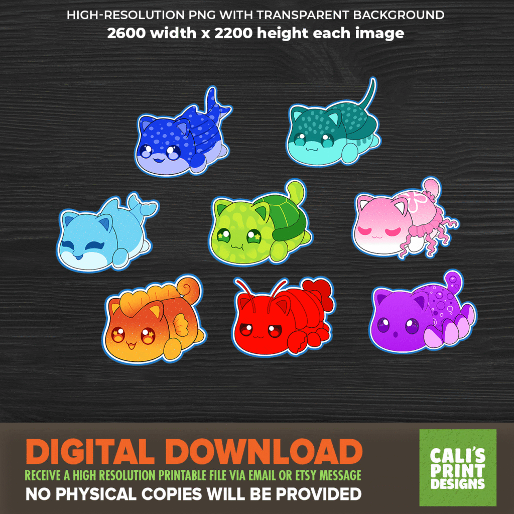 High Resolution Printable Aphmau | Meemeows under the Sea Cut Outs ...